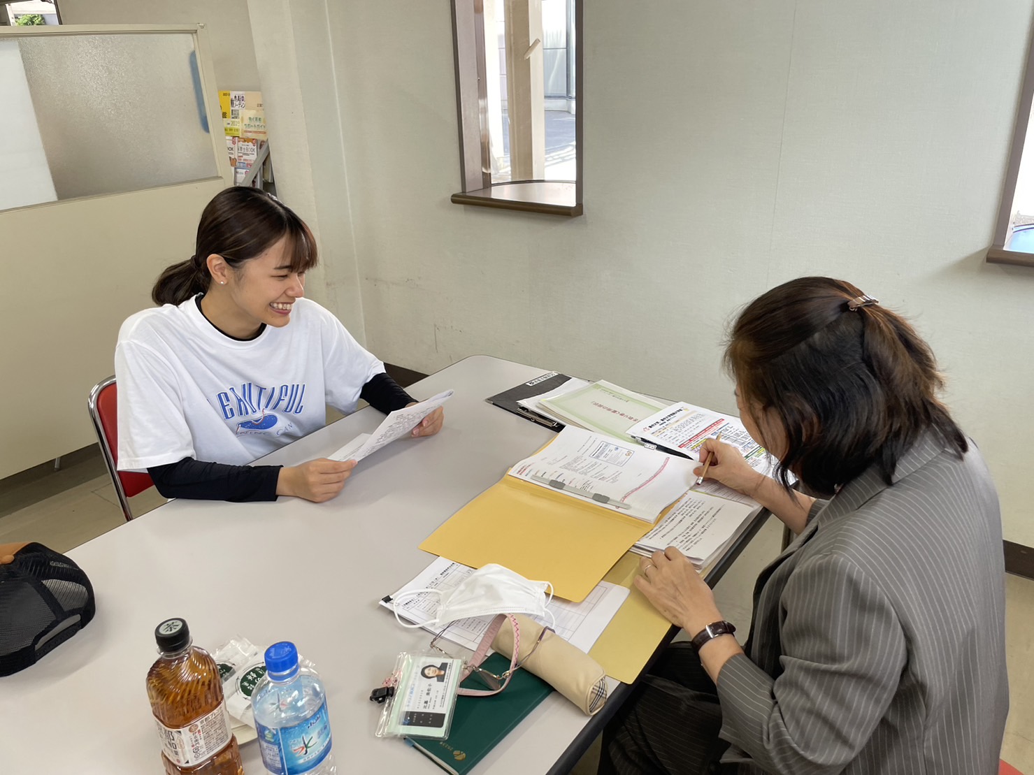 沖縄県就職支援室参与による学生面談の実施｜キャリア支援｜美作大学